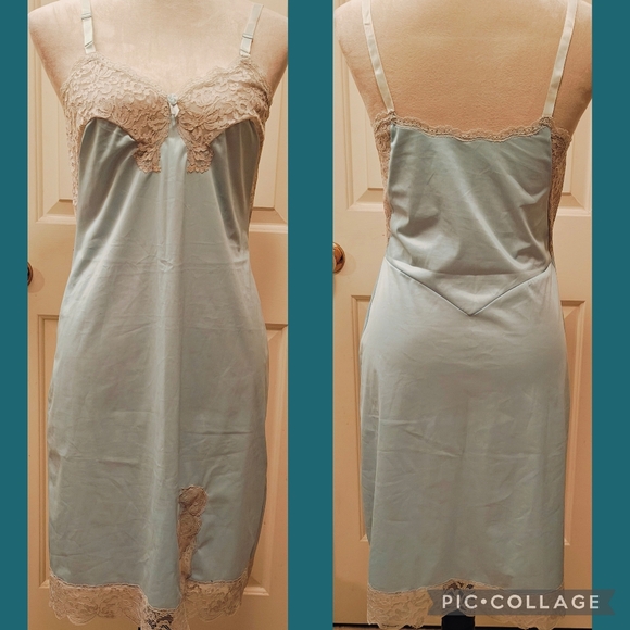 Sears | Intimates & Sleepwear | Vintage 6s Sears Powder Blue Taupe ...